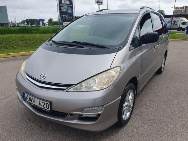 Pelēks Toyota Previa 2004 Kauņa, ar dzinēja tilpumu 2.00 L un nobraukumu 400 tūkst. km par 1450 €, foto 4 vietnē AUTOMOTO.COM.LV