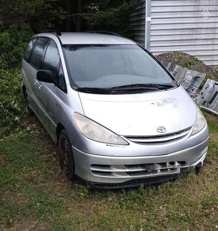 Pelēks Toyota Previa 2007 Viļņa, ar dzinēja tilpumu 0.00 L un nobraukumu 350 tūkst. km par 600 €, foto 1 vietnē AUTOMOTO.COM.LV