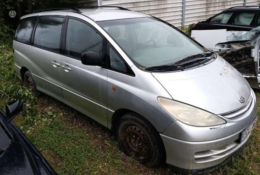 Pelēks Toyota Previa 2007 Viļņa, ar dzinēja tilpumu 0.00 L un nobraukumu 350 tūkst. km par 600 €, foto 5 vietnē AUTOMOTO.COM.LV