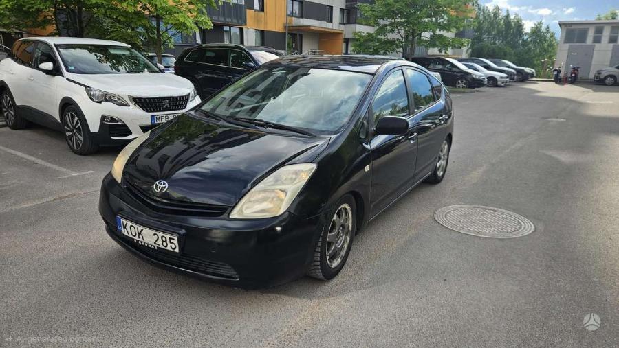 Черный Тойота Приус 2005 в Вильнюс, объемом двигателя 1.50 л и пробегом 290 тыс. км за 1350 €, фото 6 на AUTOMOTO.COM.LV