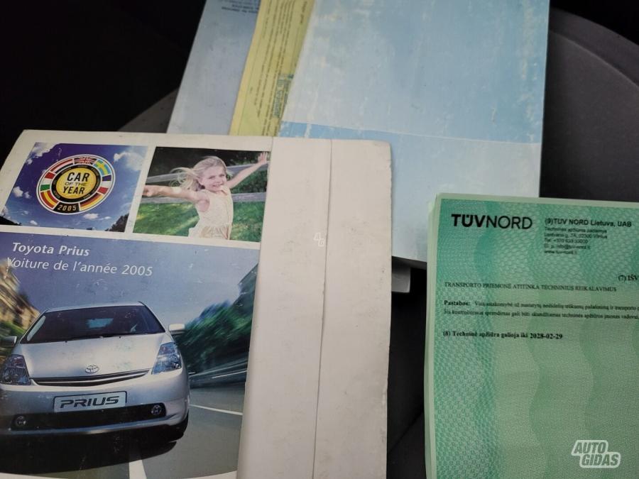 Серый Тойота Приус 2005 в Вильнюс, объемом двигателя 1.50 л и пробегом 285 тыс. км за 2450 €, фото 15 на AUTOMOTO.COM.LV