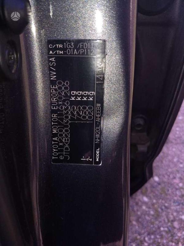 Toyota Prius 2008 Viļņa vietnē Pelēks Toyota Prius 2008 Viļņa, ar dzinēja tilpumu 1.50 L un nobraukumu 214 tūkst. km par 5500 €, foto 8 vietnē AUTOMOTO.COM.LV