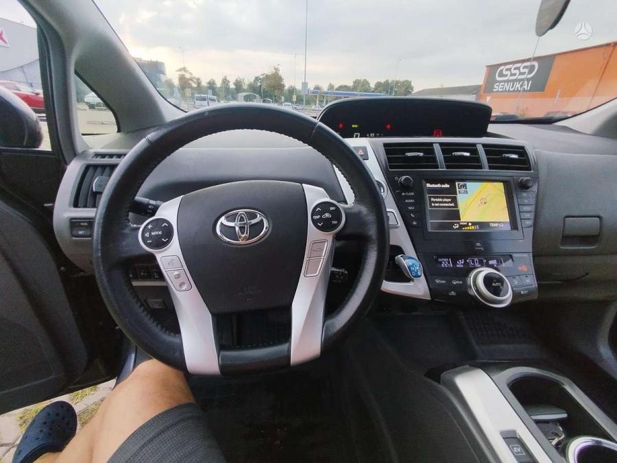 Pelēks Toyota Prius 2013 Kauņa, ar dzinēja tilpumu 1.80 L un nobraukumu 320 tūkst. km par 10000 €, foto 14 vietnē AUTOMOTO.COM.LV
