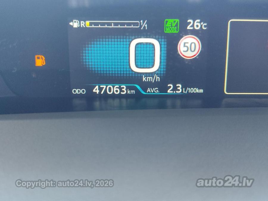 Pelēks Toyota Prius 2022 Tallina, ar dzinēja tilpumu 1.80 L un nobraukumu 47 tūkst. km par 26895 €, foto 14 vietnē AUTOMOTO.COM.LV