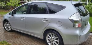 Grey Toyota Prius 2013 in Lazdijai, with an engine capacity of 1.80 L and mileage of 372 thousand km for 7000 €, photo  on AUTOMOTO.COM.LV