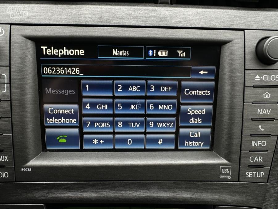 Grey Toyota Prius 2014 in Avizieniai, with an engine capacity of 1.80 L and mileage of 261 thousand km for 8750 €, photo 15 on AUTOMOTO.COM.LV