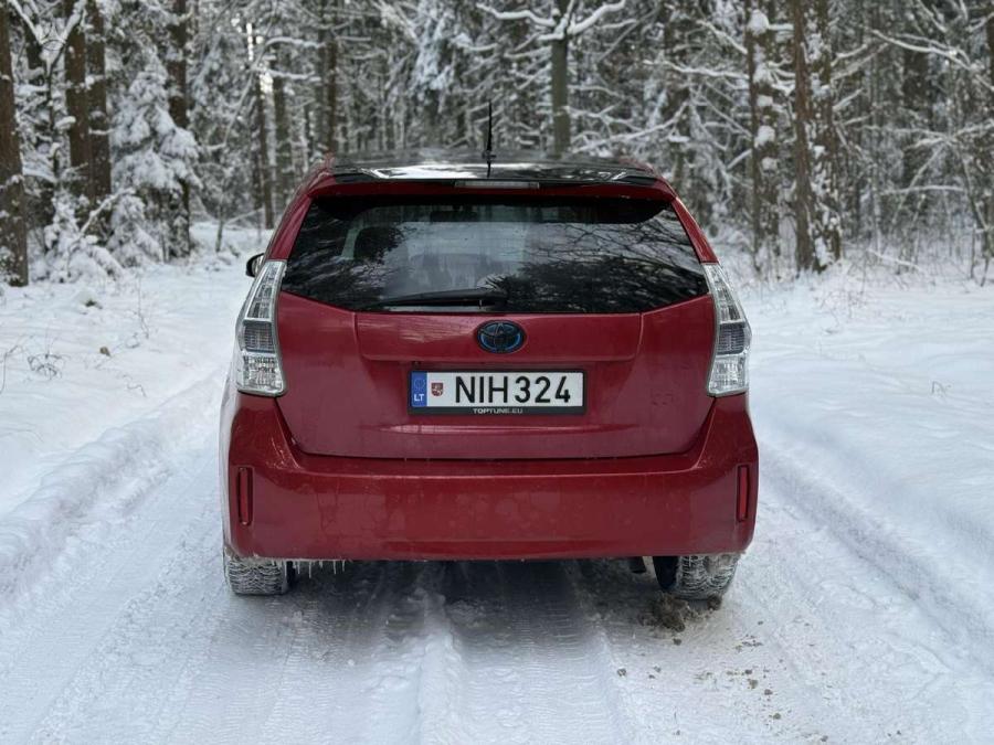 Sarkans Toyota Prius 2012 Kauņa, ar dzinēja tilpumu 1.80 L un nobraukumu 466 tūkst. km par 7550 €, foto 6 vietnē AUTOMOTO.COM.LV