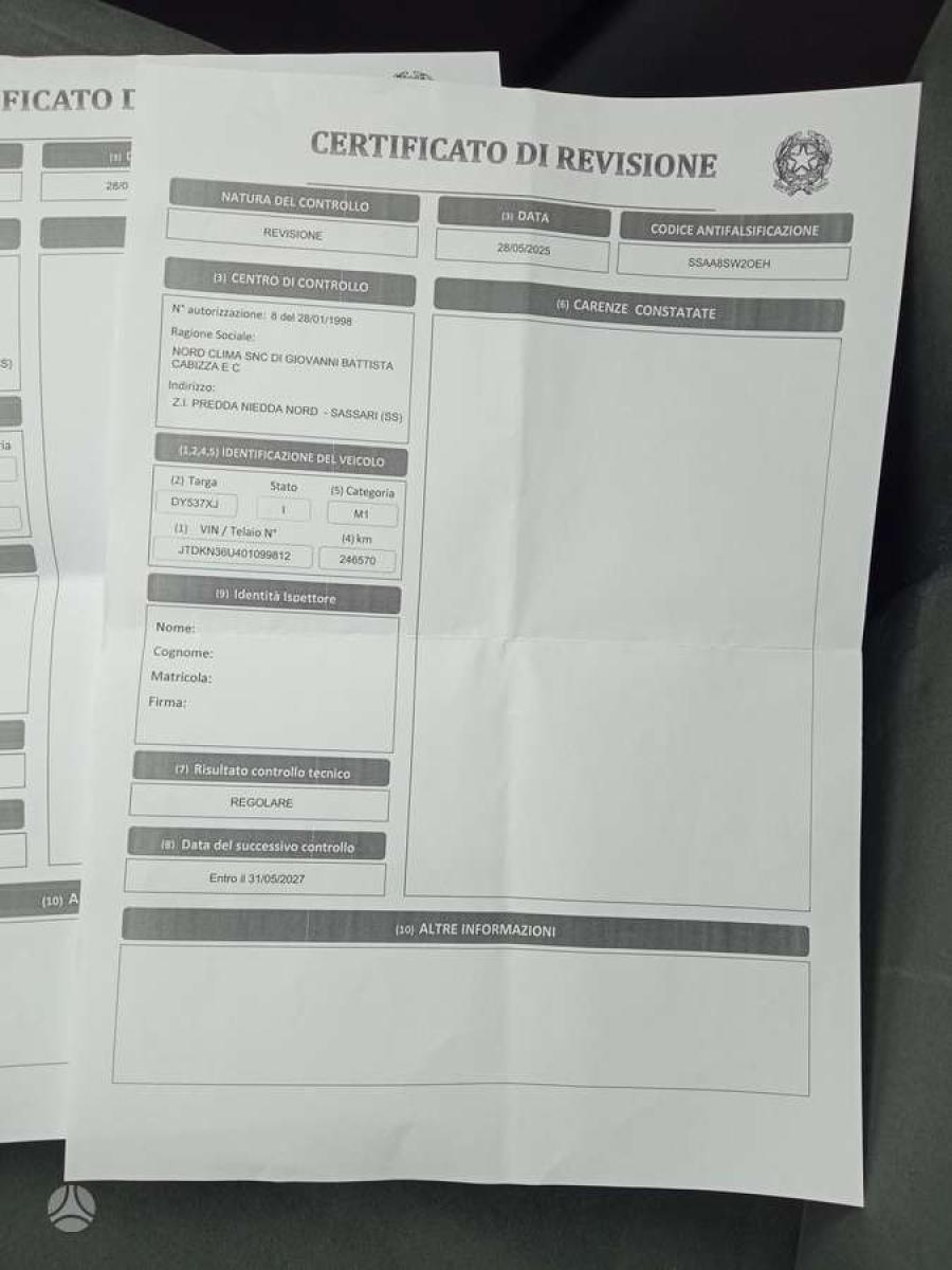 Белый Тойота Приус 2010 в Паневежис, объемом двигателя 1.80 л и пробегом 251 тыс. км за 5800 €, фото 26 на AUTOMOTO.COM.LV