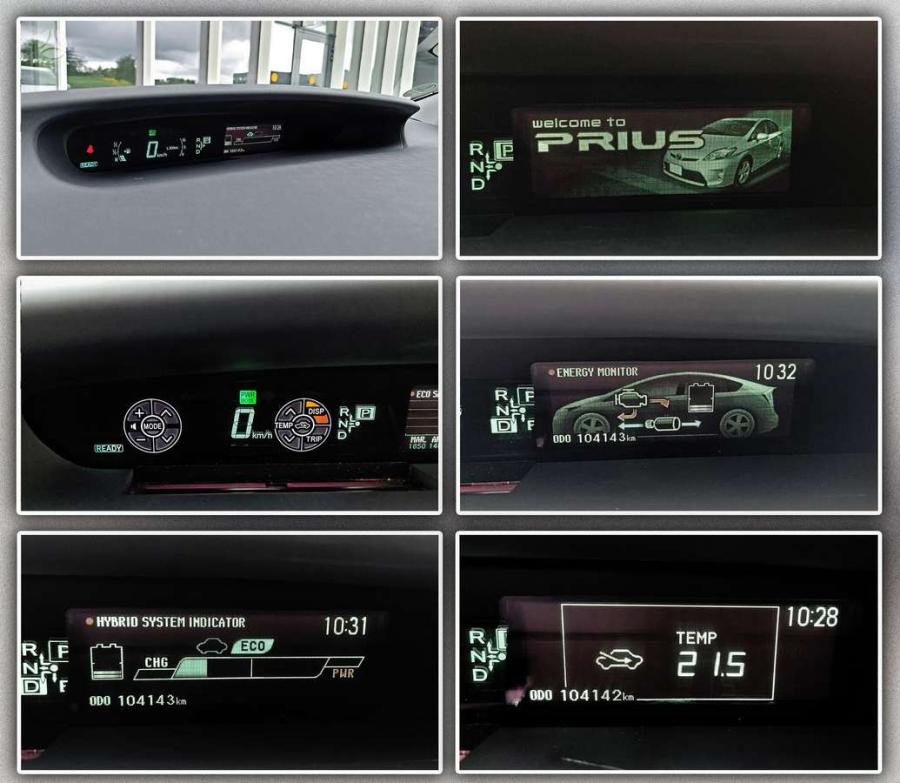 White Toyota Prius 2012 in Vilnius, with an engine capacity of 1.80 L and mileage of 105 thousand km for 9700 €, photo 28 on AUTOMOTO.COM.LV