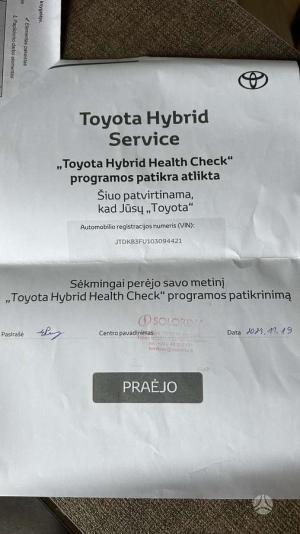 Balts Toyota Prius 2020 Klaipėda, ar dzinēja tilpumu 1.80 L un nobraukumu 55 tūkst. km par 21100 €, foto 55 vietnē AUTOMOTO.COM.LV