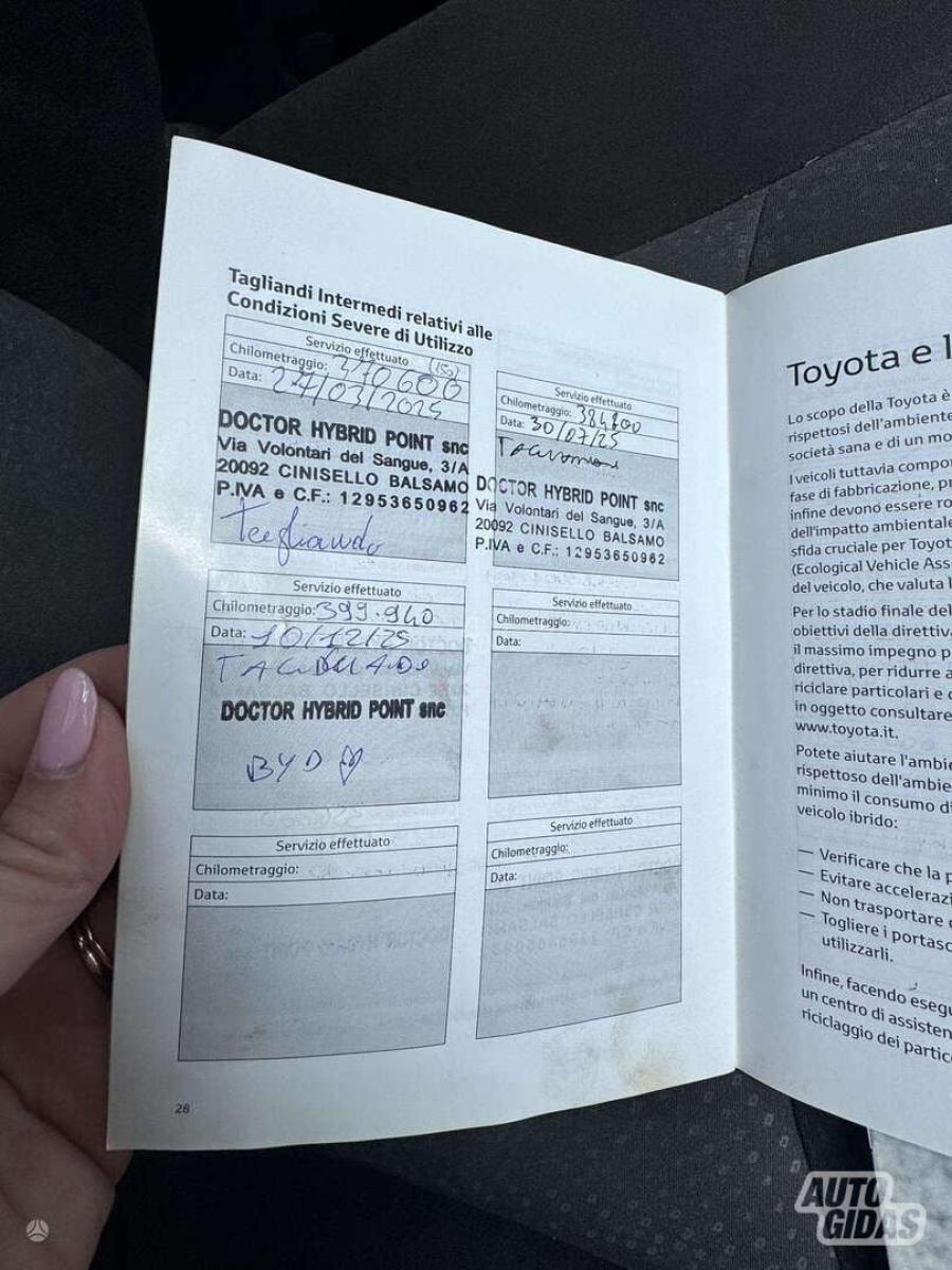 Balts Toyota Prius 2015 Viļņa, ar dzinēja tilpumu 1.80 L un nobraukumu 407 tūkst. km par 7950 €, foto 21 vietnē AUTOMOTO.COM.LV