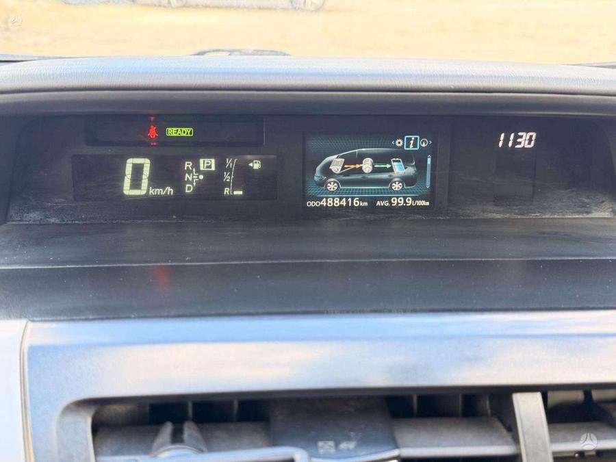 Balts Toyota Prius 2016 Viļņa, ar dzinēja tilpumu 1.80 L un nobraukumu 488 tūkst. km par 10500 €, foto 24 vietnē AUTOMOTO.COM.LV