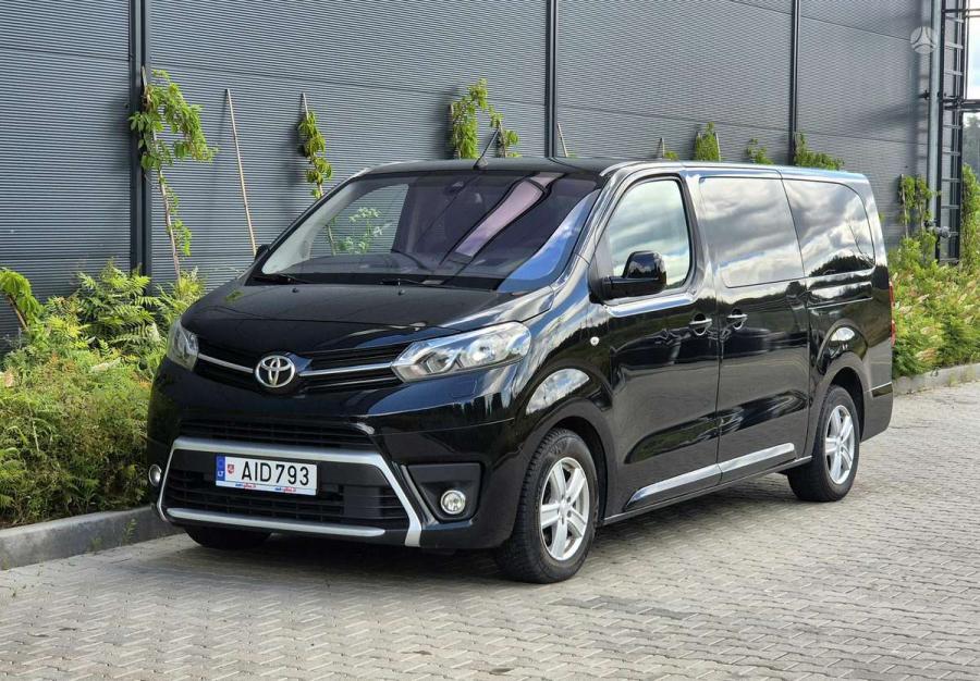 Melns Toyota Proace 2017 Viļņa, ar dzinēja tilpumu 2.00 L un nobraukumu 291 tūkst. km par 14500 €, foto 1 vietnē AUTOMOTO.COM.LV