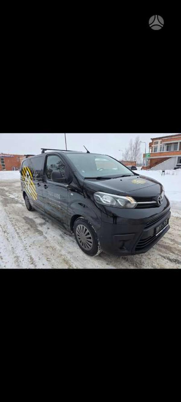 Melns Toyota Proace 2018 Šauļi, ar dzinēja tilpumu 1.60 L un nobraukumu 165 tūkst. km par 6900 €, foto 1 vietnē AUTOMOTO.COM.LV