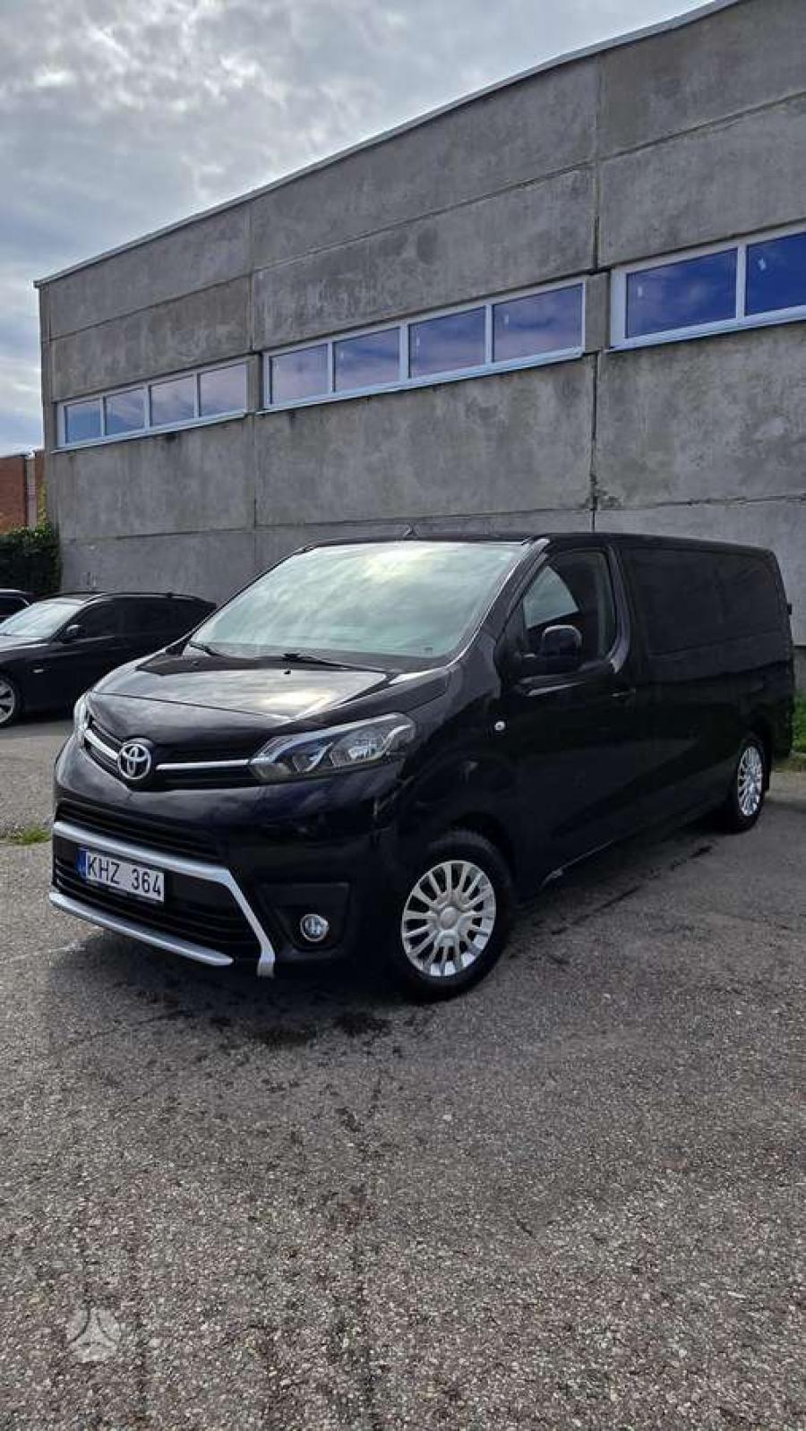 Melns Toyota Proace 2018 Kauņa, ar dzinēja tilpumu 2.00 L un nobraukumu 241 tūkst. km par 10350 €, foto 1 vietnē AUTOMOTO.COM.LV