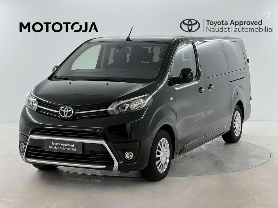 Black Toyota Proace 2021 in Vilnius, with an engine capacity of 2.00 L and mileage of 98 thousand km for 29900 €, photo 1 on AUTOMOTO.COM.LV