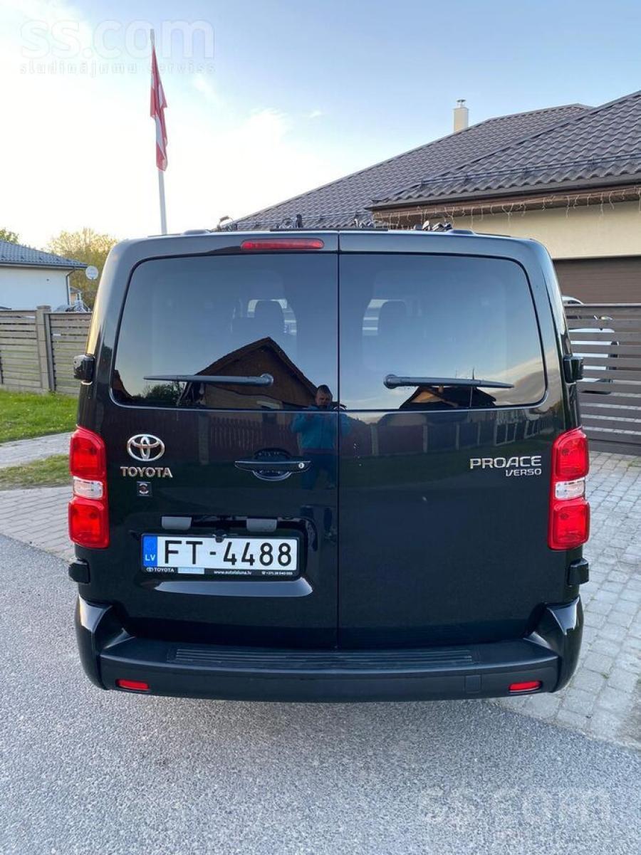 Melns Toyota Proace 2018 Rīga, ar dzinēja tilpumu 2.00 L un nobraukumu 153 tūkst. km par 21000 €, foto 4 vietnē AUTOMOTO.COM.LV