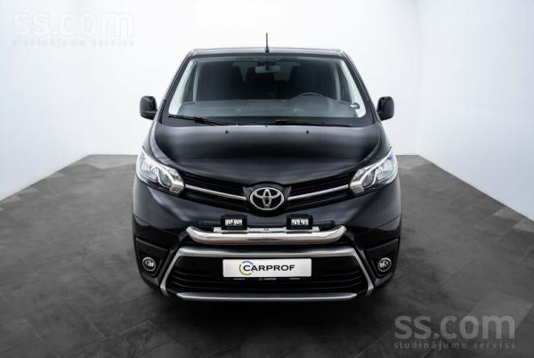 Black Toyota Proace 2018 in Tallinn, with an engine capacity of 2.00 L and mileage of 201 thousand km for 15499 €, photo 2 on AUTOMOTO.COM.LV