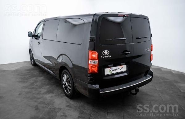 Black Toyota Proace 2018 in Tallinn, with an engine capacity of 2.00 L and mileage of 201 thousand km for 15499 €, photo 6 on AUTOMOTO.COM.LV