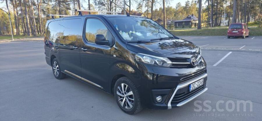 Melns Toyota Proace 2018 Daugavpils, ar dzinēja tilpumu 2.00 L un nobraukumu 300 tūkst. km par 15000 €, foto 4 vietnē AUTOMOTO.COM.LV