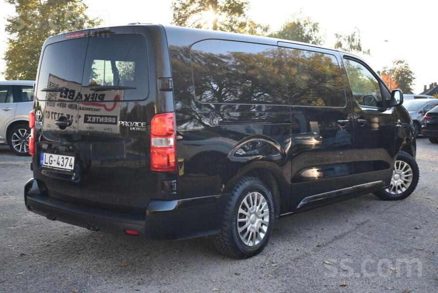 Melns Toyota Proace 2018 Kuldīga, ar dzinēja tilpumu 1.60 L un nobraukumu 0 tūkst. km par 17300 €, foto 3 vietnē AUTOMOTO.COM.LV