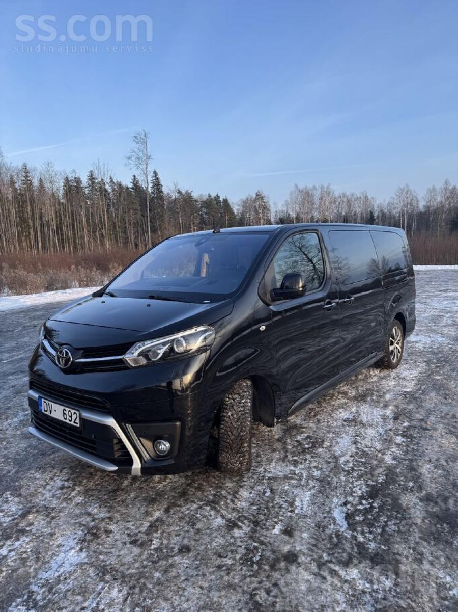 Melns Toyota Proace 2019 Valmiera, ar dzinēja tilpumu 2.00 L un nobraukumu 256 tūkst. km par 26500 €, foto 1 vietnē AUTOMOTO.COM.LV