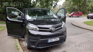 Black Toyota Proace 2020 in Riga, with an engine capacity of 1.50 L and mileage of 67 thousand km for 17750 €, photo  on AUTOMOTO.COM.LV