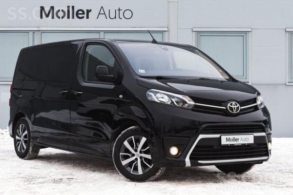 Black Toyota Proace 2022 in Ventspils, with an engine capacity of 2.00 L and mileage of 95 thousand km for 21350 €, photo 7 on AUTOMOTO.COM.LV