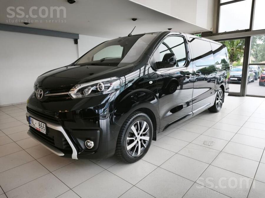 Черный Тойота Proace 2023 в Рига, объемом двигателя 2.00 л и пробегом 93 тыс. км за 37900 €, фото 1 на AUTOMOTO.COM.LV