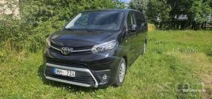 Black Toyota Proace 2017 in Riga, with an engine capacity of 1.60 L and mileage of 230 thousand km for 9300 €, photo  on AUTOMOTO.COM.LV