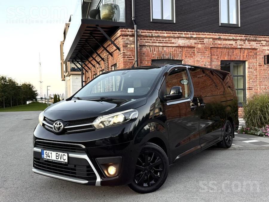 Black Toyota Proace 2017 in Tallinn, with an engine capacity of 2.00 L and mileage of 203 thousand km for 22100 €, photo 1 on AUTOMOTO.COM.LV