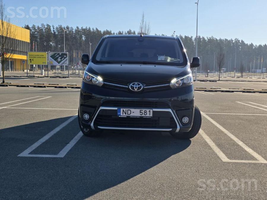 Черный Тойота Proace 2018 в Рига, объемом двигателя 2.00 л и пробегом 150 тыс. км за 21000 €, фото 1 на AUTOMOTO.COM.LV