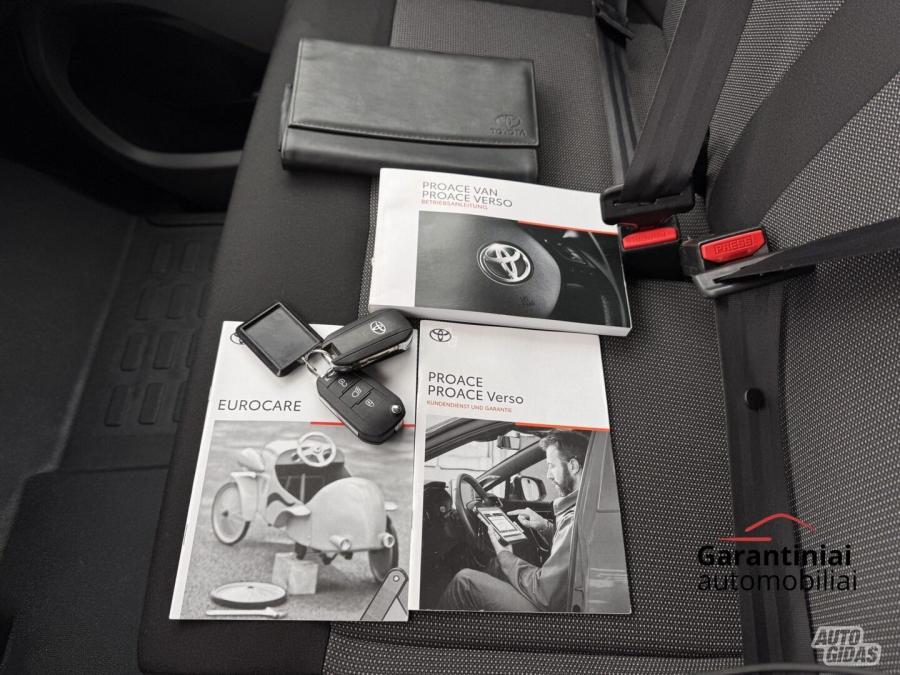 Black Toyota Proace 2022 in Avizieniai, with an engine capacity of 2.00 L and mileage of 105 thousand km for 22400 €, photo 24 on AUTOMOTO.COM.LV