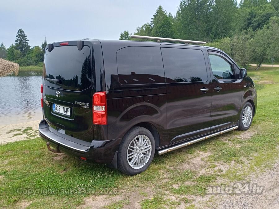 Melns Toyota Proace 2017 Tallina, ar dzinēja tilpumu 2.00 L un nobraukumu 160 tūkst. km par 16000 €, foto 6 vietnē AUTOMOTO.COM.LV