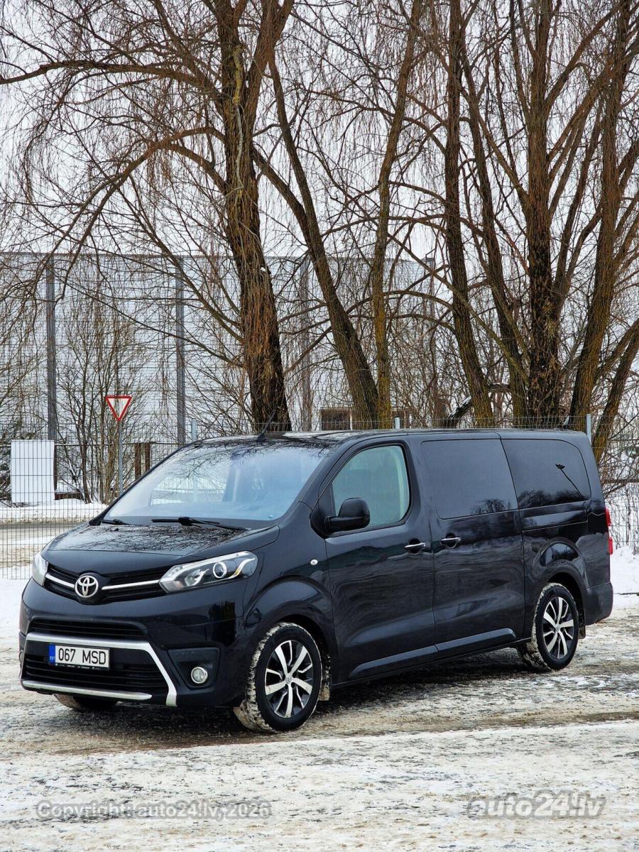 Black Toyota Proace 2018 in Tallinn, with an engine capacity of 2.00 L and mileage of 230 thousand km for 18800 €, photo 2 on AUTOMOTO.COM.LV