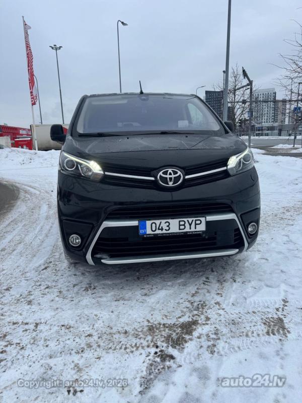 Black Toyota Proace 2018 in Tallinn, with an engine capacity of 2.00 L and mileage of 199 thousand km for 22999 €, photo 2 on AUTOMOTO.COM.LV
