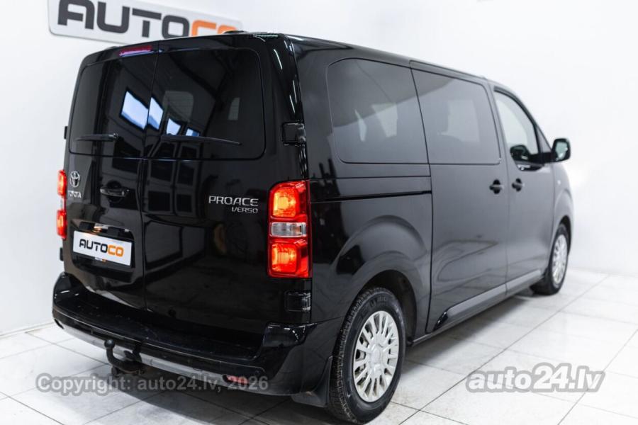 Black Toyota Proace 2018 in Tallinn, with an engine capacity of 1.60 L and mileage of 245 thousand km for 11999 €, photo 7 on AUTOMOTO.COM.LV