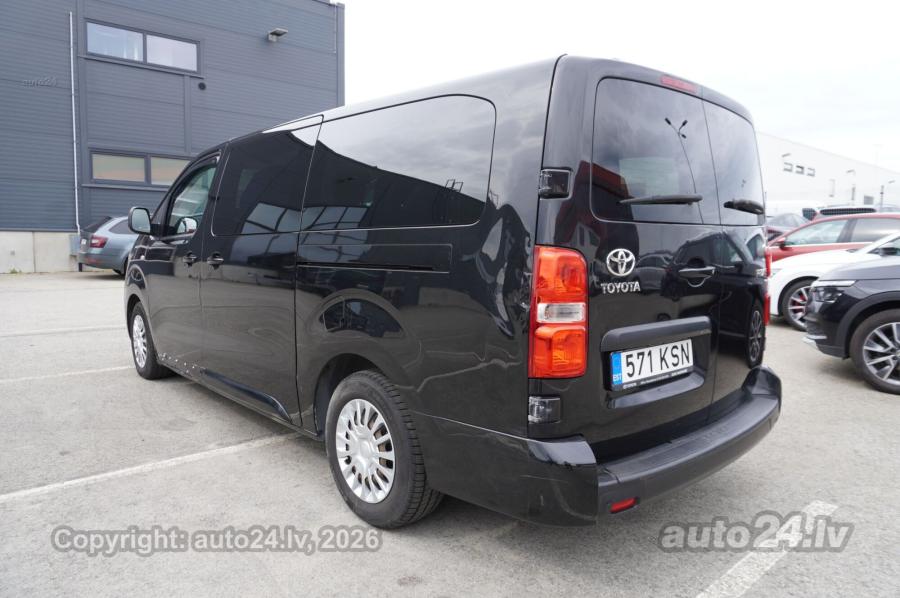 Black Toyota Proace 2020 in Tallinn, with an engine capacity of 1.50 L and mileage of 322 thousand km for 9500 €, photo 3 on AUTOMOTO.COM.LV