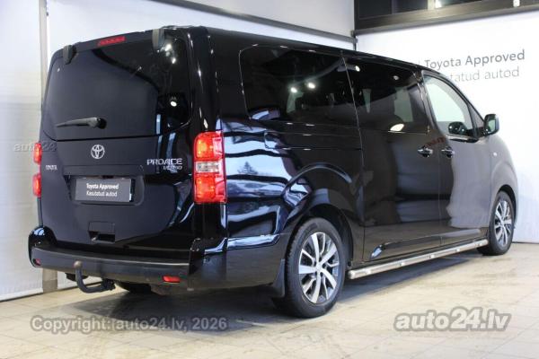 Black Toyota Proace 2021 in Tallinn, with an engine capacity of 2.00 L and mileage of 116 thousand km for 30990 €, photo 2 on AUTOMOTO.COM.LV