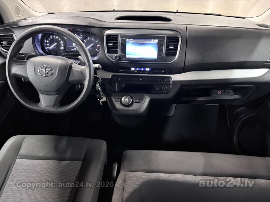 Black Toyota Proace 2023 in Tallinn, with an engine capacity of 2.00 L and mileage of 86 thousand km for 28900 €, photo 9 on AUTOMOTO.COM.LV