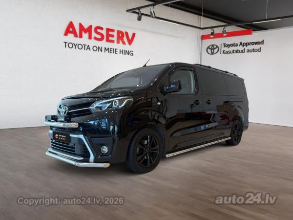 Black Toyota Proace 2023 in Parnu, with an engine capacity of 2.00 L and mileage of 85 thousand km for 37500 €, photo 1 on AUTOMOTO.COM.LV