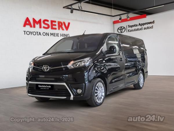 Black Toyota Proace 2023 in Tallinn, with an engine capacity of 2.00 L and mileage of 44 thousand km for 33990 €, photo 1 on AUTOMOTO.COM.LV