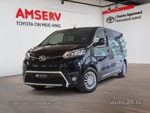 Black Toyota Proace 2023 in Tallinn, with an engine capacity of 2.00 L and mileage of 97 thousand km for 29900 €, photo  on AUTOMOTO.COM.LV