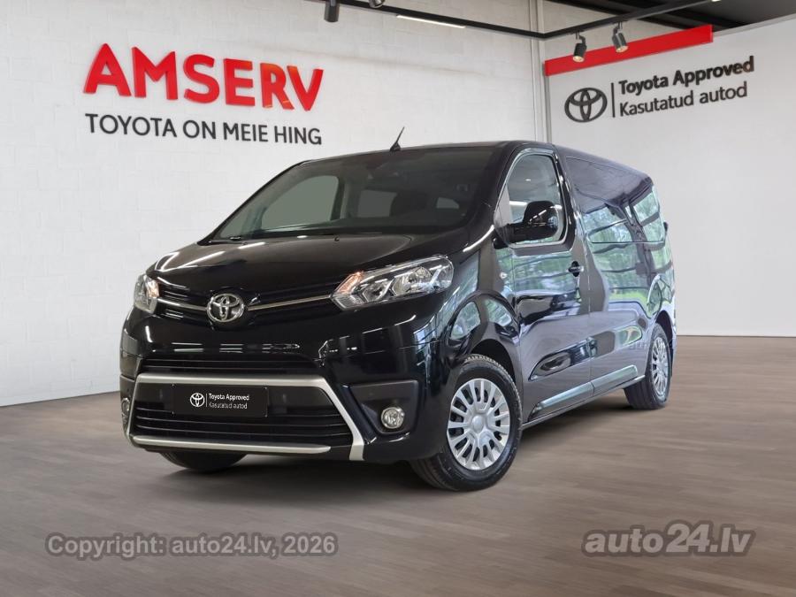 Black Toyota Proace 2023 in Tallinn, with an engine capacity of 2.00 L and mileage of 97 thousand km for 29900 €, photo 1 on AUTOMOTO.COM.LV