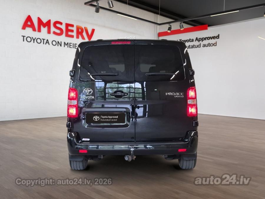 Black Toyota Proace 2023 in Tallinn, with an engine capacity of 2.00 L and mileage of 97 thousand km for 29900 €, photo 5 on AUTOMOTO.COM.LV