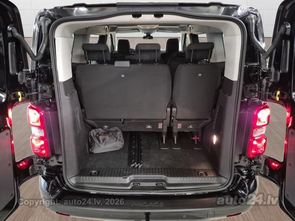 Black Toyota Proace 2023 in Tallinn, with an engine capacity of 2.00 L and mileage of 97 thousand km for 29900 €, photo 10 on AUTOMOTO.COM.LV