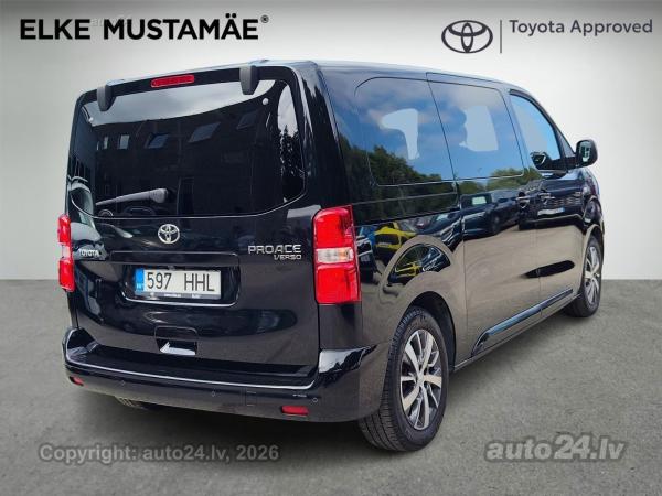 Black Toyota Proace 2024 in Tallinn, with an engine capacity of 2.00 L and mileage of 56 thousand km for 40995 €, photo 2 on AUTOMOTO.COM.LV