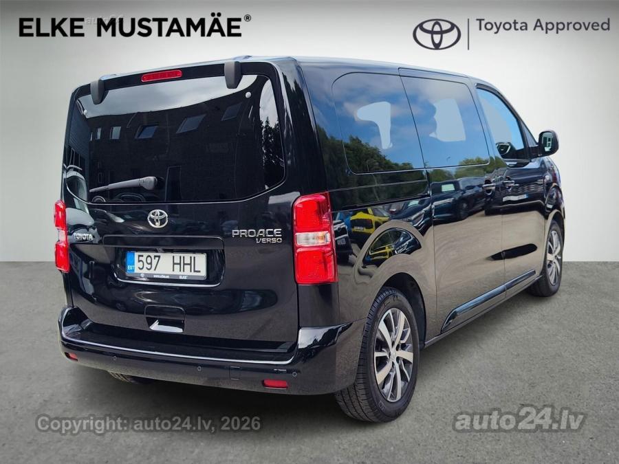 Black Toyota Proace 2024 in Tallinn, with an engine capacity of 2.00 L and mileage of 56 thousand km for 40995 €, photo 3 on AUTOMOTO.COM.LV