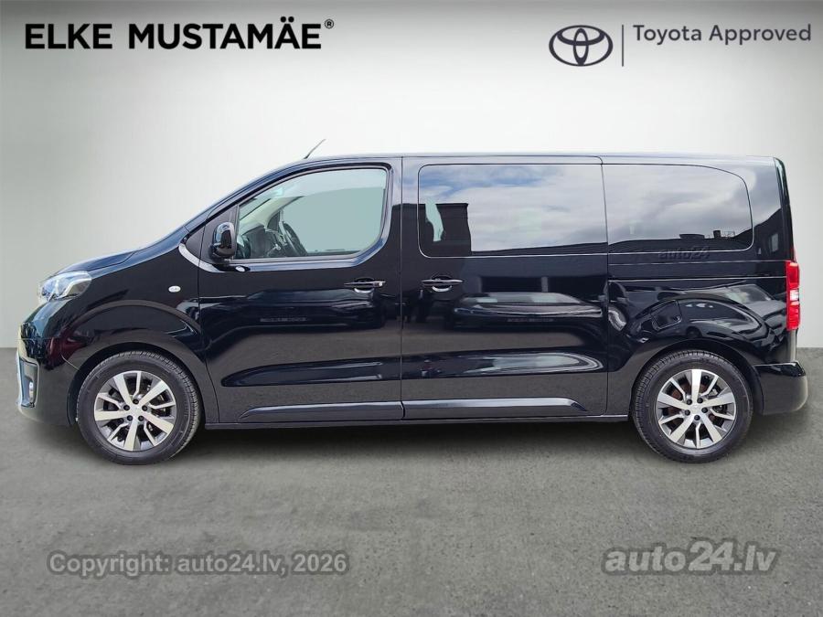 Black Toyota Proace 2024 in Tallinn, with an engine capacity of 2.00 L and mileage of 56 thousand km for 40995 €, photo 4 on AUTOMOTO.COM.LV
