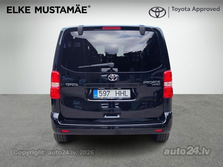 Black Toyota Proace 2024 in Tallinn, with an engine capacity of 2.00 L and mileage of 56 thousand km for 40995 €, photo 5 on AUTOMOTO.COM.LV